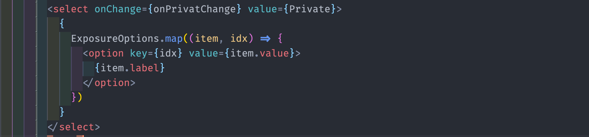 에러 | Expected an assignment or function call and instead saw an expression no-unused-expressions
